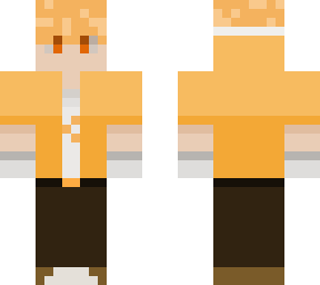Quart7's Orange Minecraft skin | Minecraft Skin