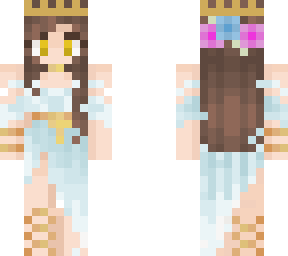 una linda reina para un castillo reinado | Minecraft Skin