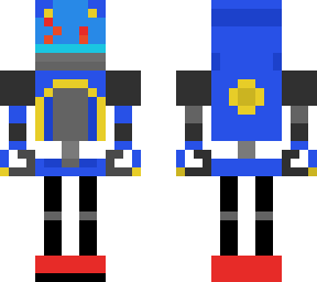 Chaos Sonic winking (Sonic Prime) | Minecraft Skin