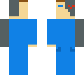 half robot | Minecraft Skins