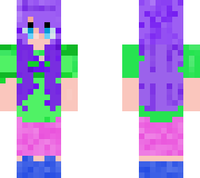 neon girl | Minecraft Skins
