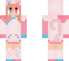 pink cat girl | Minecraft Skins