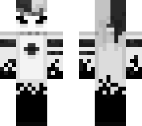 black and white jester | Minecraft Skins