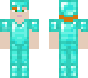 Alex in Diamond Armor | Minecraft Skin