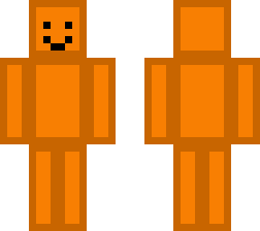 Basic Dark Orange Noob | Minecraft Skin