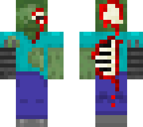 Damaged Zombie | Minecraft Skin