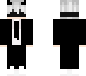 gojo de terno | Minecraft Skin