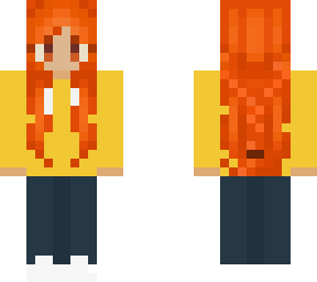 orange hair | Minecraft Skins