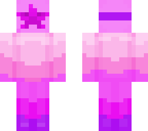 Pink Star Kreeper | Minecraft Skin