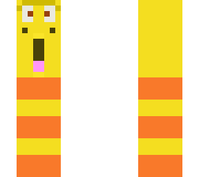 Yellow Larva Island | Minecraft Skin