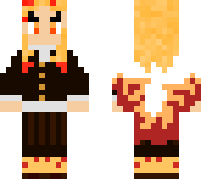demon slayer rengoku | Minecraft Skins