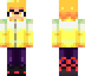 Agent 4! -splatoon 2 story mode [Octo Canyon]- | Minecraft Skin