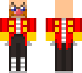 doctor eggman | Minecraft Skin