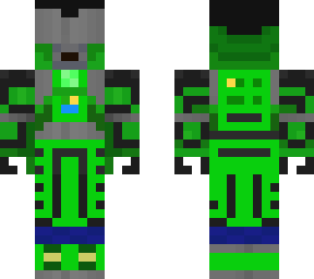 Green HL1 HEV Suit | Minecraft Skin