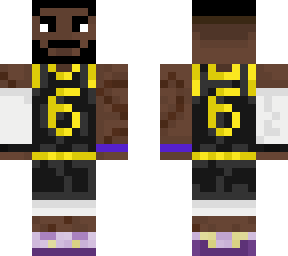 lebron james lakers | Minecraft Skins