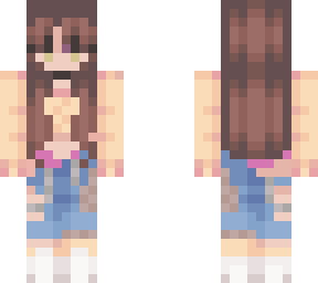 cute brown hair girl | Minecraft Skins