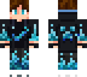 Rando blue gamer boy | Minecraft Skin