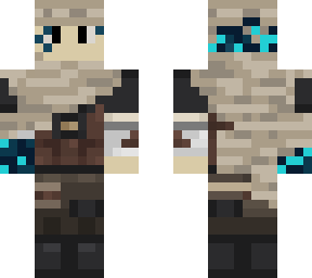 sculk infected solder | Minecraft Skin