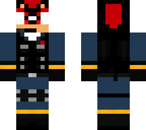 Shadow the Hedgehog: G.U.N Uniform (Team Ark) | Minecraft Skin