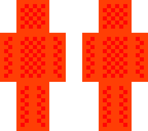 Checkered (Orange, Red) | Minecraft Skin