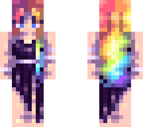 dancing rainbows | Minecraft Skin