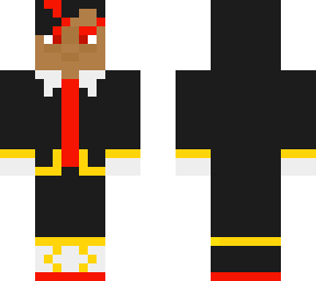 Shadow the Hedgehog (Humanized) | Minecraft Skin