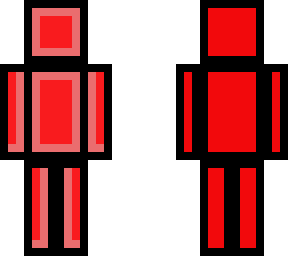 Neon red skin | Minecraft Skin