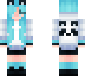 panda girl | Minecraft Skins