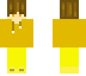 Yellow Emo boy | Minecraft Skin