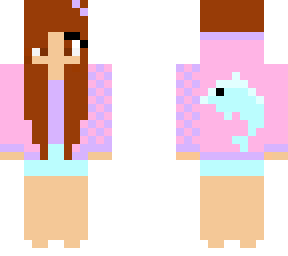 edit of "Dolphin cute hoodie" | Minecraft Skin