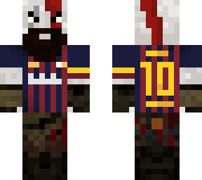 Kratos messi | Minecraft Skin