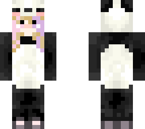 panda girl | Minecraft Skin