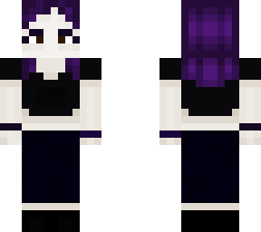 purple emo girl | Minecraft Skins