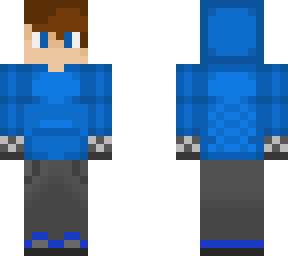 blue hoodie | Minecraft Skins