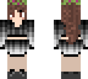 chica de gris | Minecraft Skin