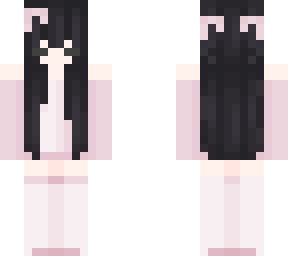 Closed eyes girl | Minecraft Skin