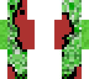 creeper inner human | Minecraft Skin