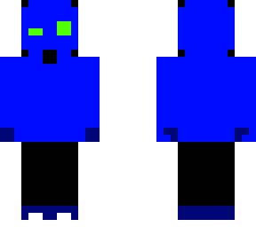 Geometry Dash's Skull Icon (Blue n' Green) | Minecraft Skin