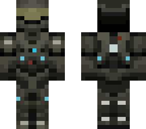 Halo Reach Noble 6 Spartan | Minecraft Skin
