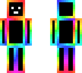 Neon guy with white face | Minecraft Skin