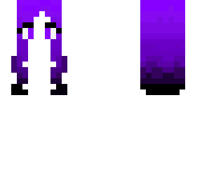 Purple fade hair base | Minecraft Skin