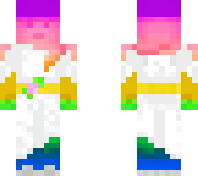 Shifted Rainbow Alex | Minecraft Skin