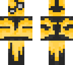 yelow man toxic | Minecraft Skin