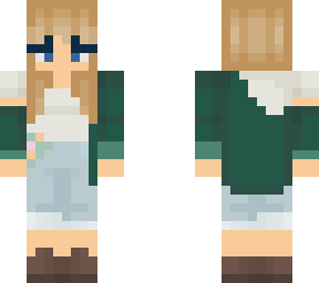 Beth_Anya flowers and flannel | Minecraft Skin
