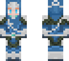 BotW Link Zora Armor Full Set | Minecraft Skin