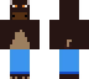 Buffalo with Jeans | Minecraft Skin