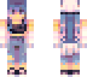 newly dyed hair, sunny day | Minecraft Skin