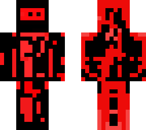 red and black | Minecraft Skins