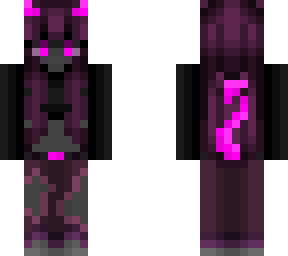~Pink glow demon~ | Minecraft Skin