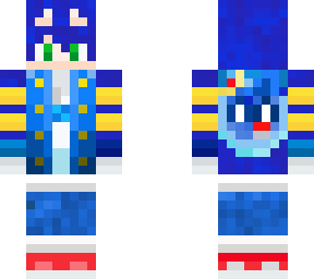 human sonic | Minecraft Skins